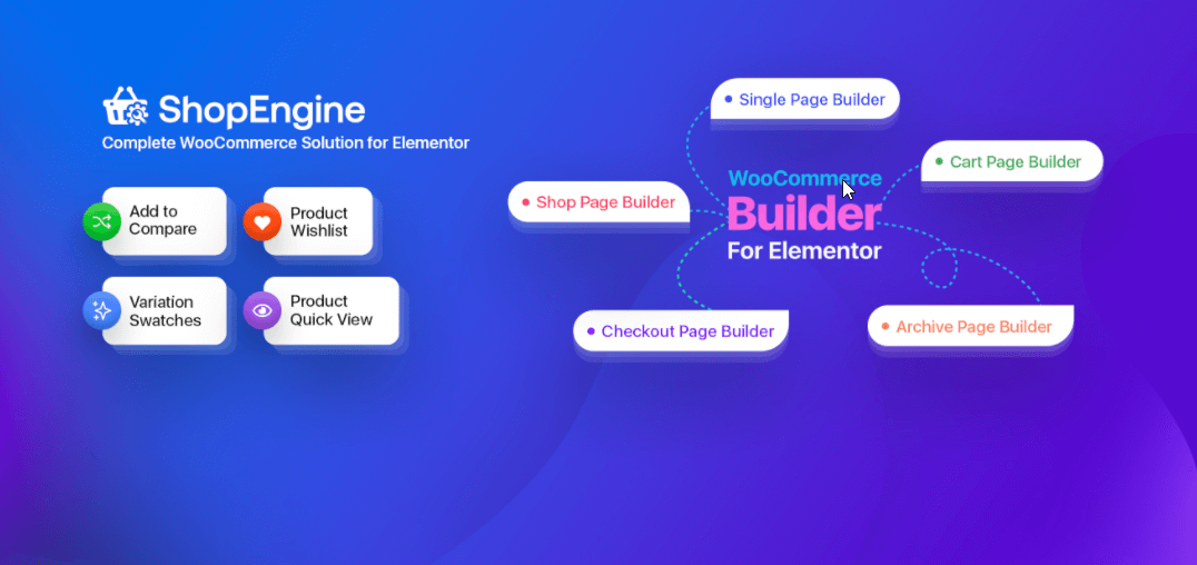 ShopEngine: Streamline WooCommerce Pages for Elementor