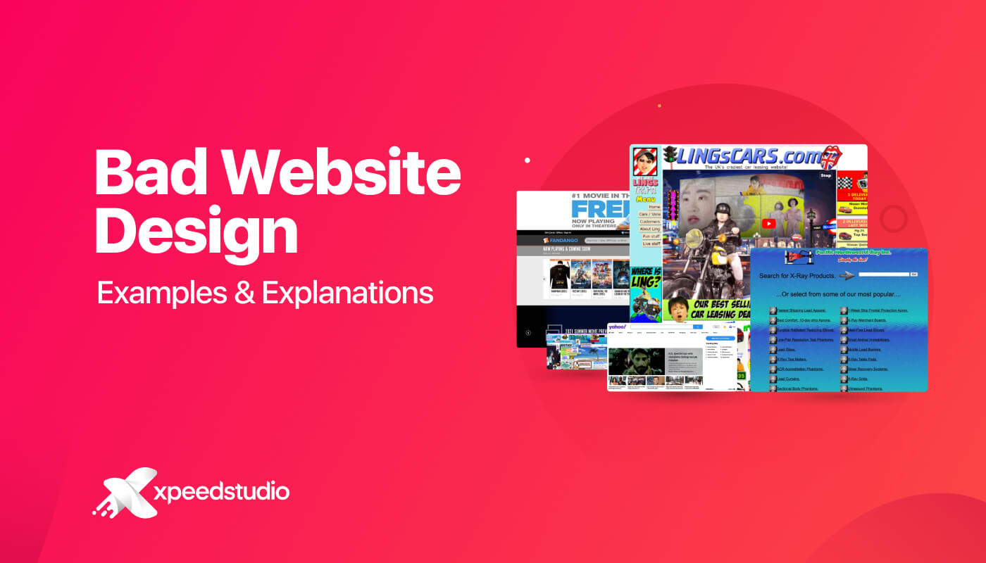 7 Bad Website Design Examples With Lucid Errors XpeedStudio