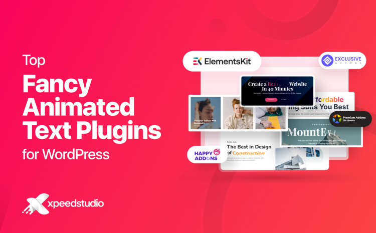 Top Fancy Animated Text In Elementor