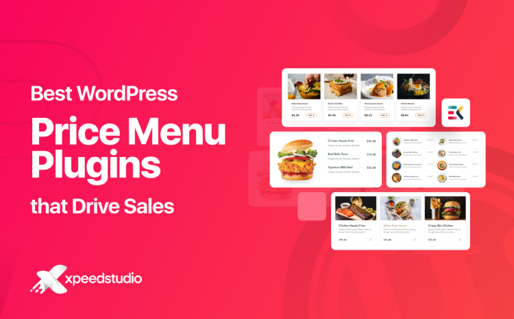 Choose the best WordPress Price Menu Plugin