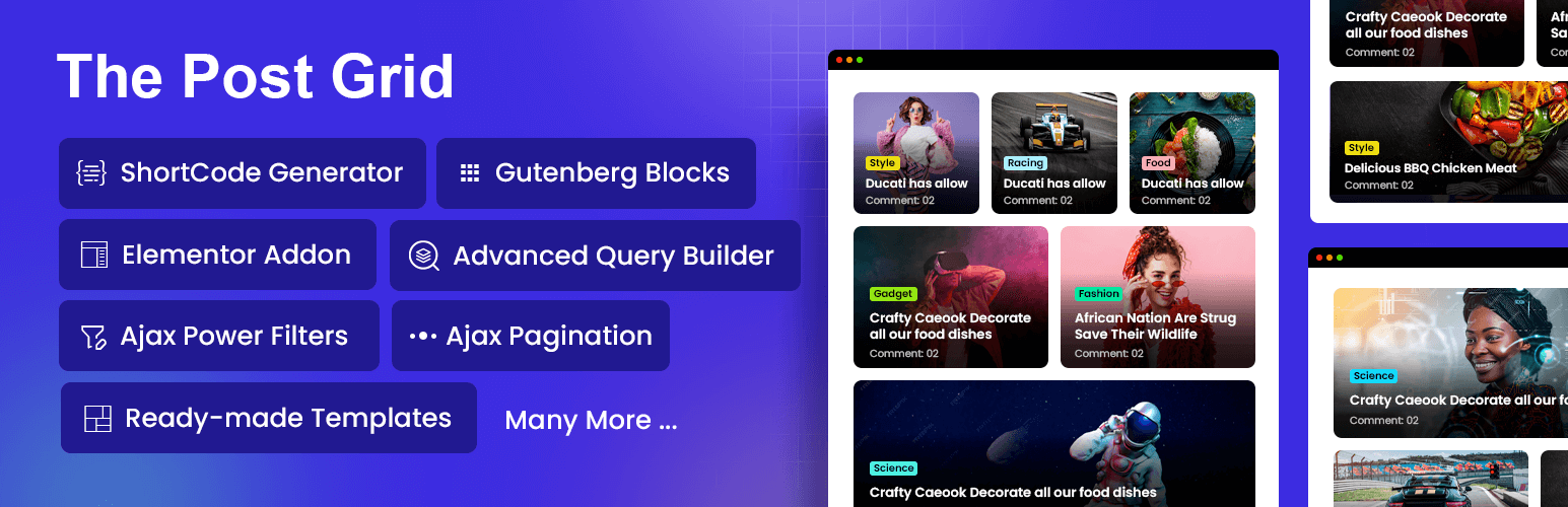 10 Cool and Free Post Grid Plugins for WordPress | XpeedStudio